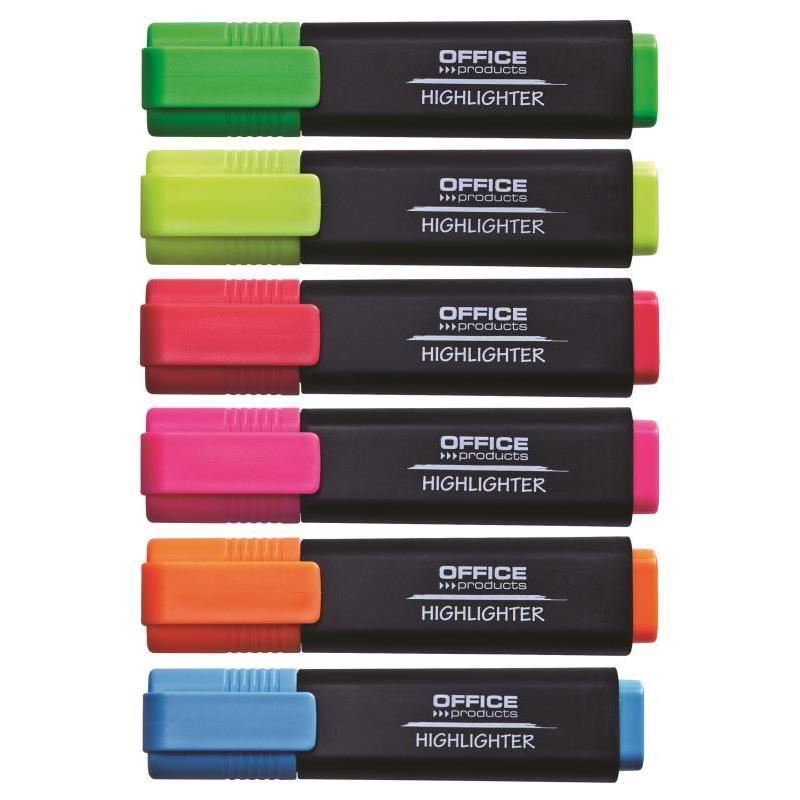 Textmarker OFFICE Products, scriere de 1 -5 mm, galben - OVM Paper