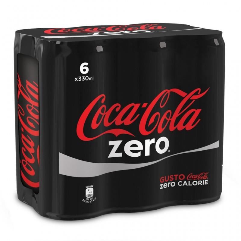 COCA COLA Zero 330 ml, bax 6 x Doza - OVM Paper