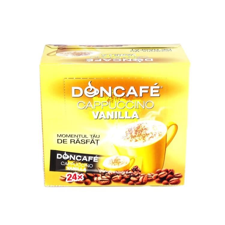 DONCAFE Mixes Cappuccino Vanila, cafea solubila, 24 buc/cut - OVM Paper