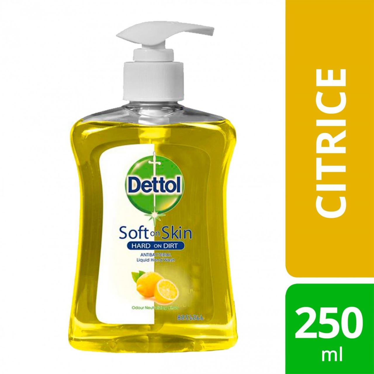Sapun lichid antibacterian Dettol aroma citrice, cu pompita, 250 ml ...
