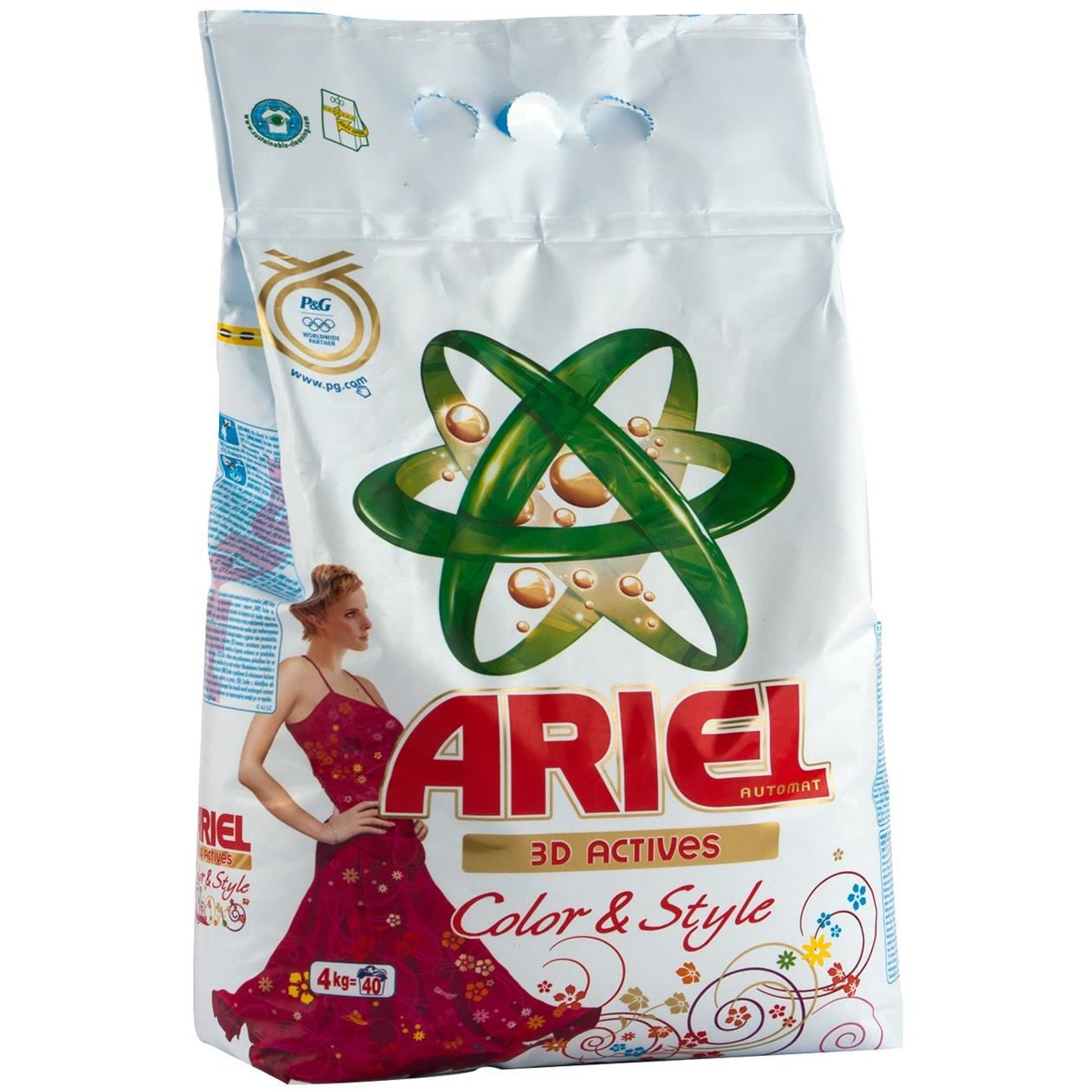 Detergent pudra ARIEL 4 kg, automat, Color, 40 spalari - OVM Paper