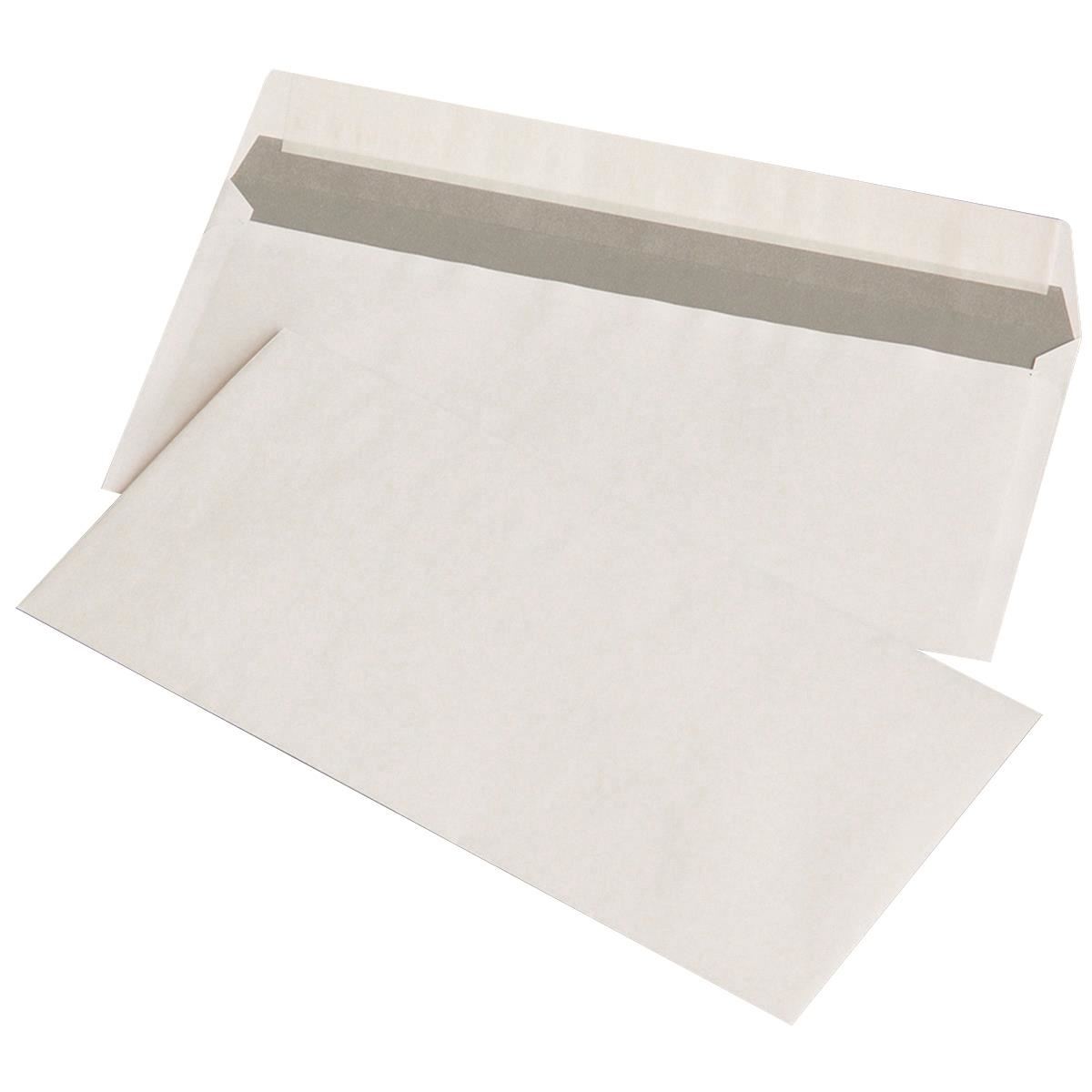 Plic hartie alba OFFICE Products format DL (110 x 220 mm) siliconic ...