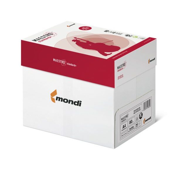 Hartie copiator Mondi Maestro Standard+, A4, 80 gr, clasa B, 5 topuri ...