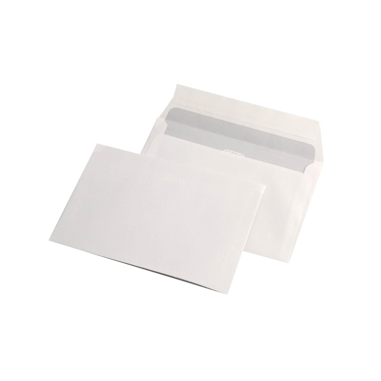 Plic hartie alba OFFICE Products format C6 (114 x 162 mm) siliconic ...