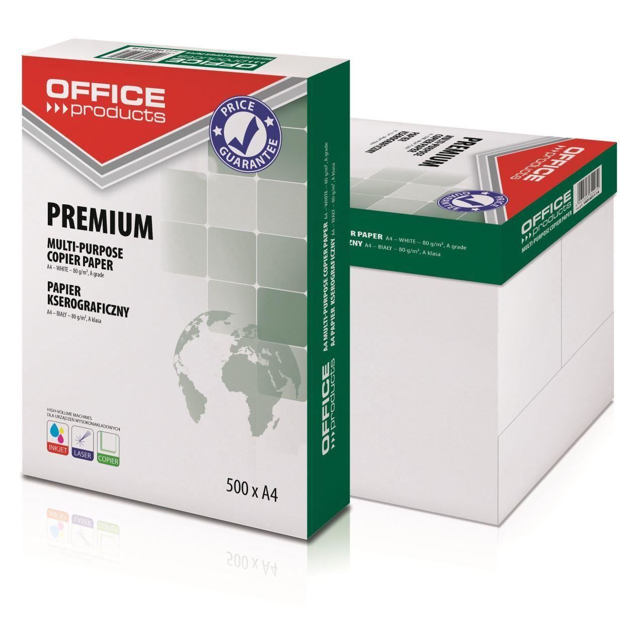 Hartie copiator OFFICE Products Premium, A4, 80 gr, clasa A, alb 166 ...