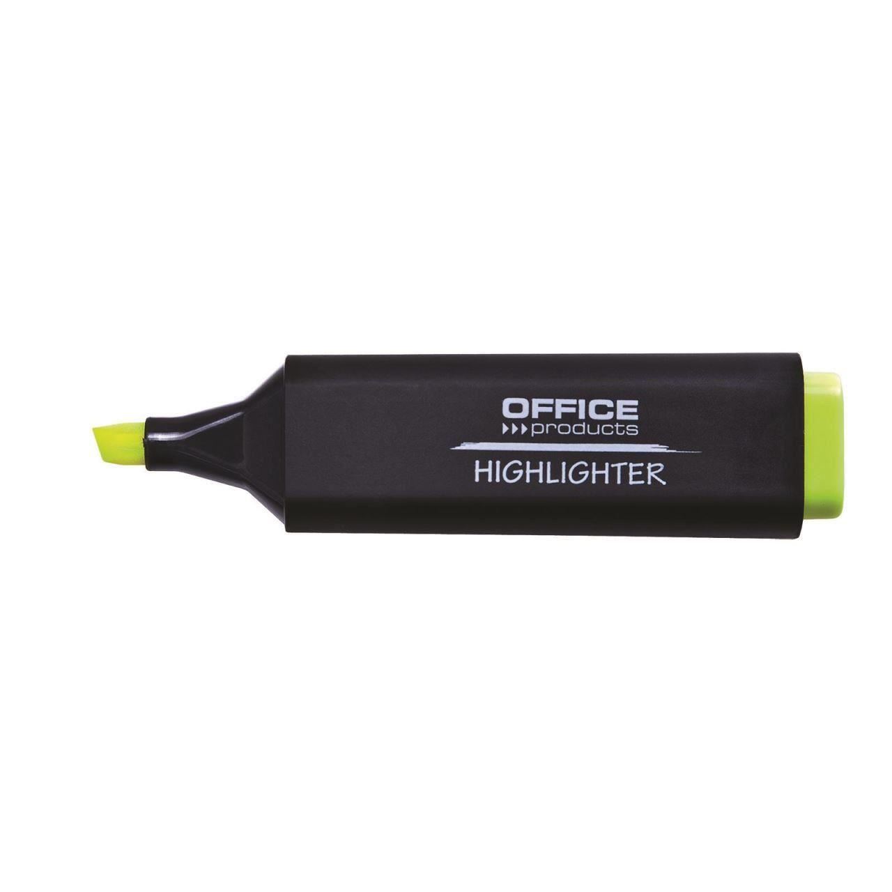 Textmarker OFFICE Products, scriere de 1 -5 mm, galben - OVM Paper
