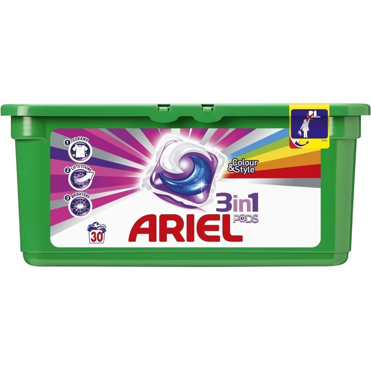 Detergent capsule ARIEL Pods 30 spalari, Color - OVM Paper