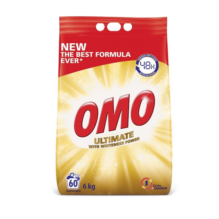 Detergent pudra OMO Ultimate 6 kg, automat, 60 spalari - OVM Paper