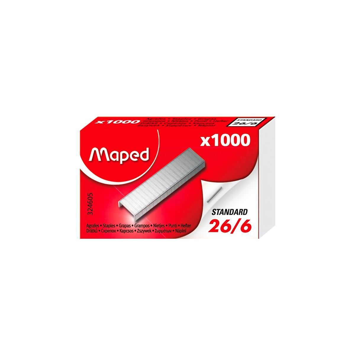 Capse zincate Maped 26/6, 1000 buc/cut - OVM Paper