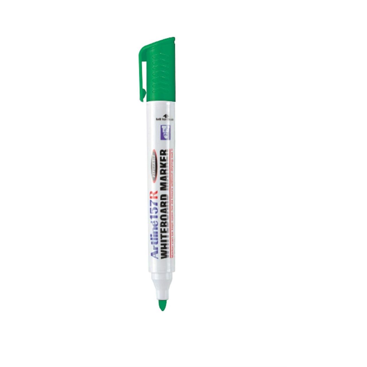 Marker whiteboard Eco, varf rotund, verde - OVM Paper